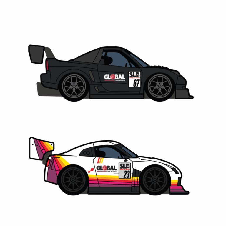 Leen Customs Pins / NSX & GTR SLB All Stars – Global Time Attack